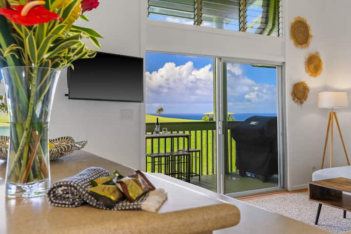 Beautiful Spacious Ocean And Mountain View Condo . - Kauai, HI