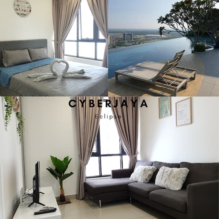 🎀Newly 1-bedroom Condo With Wifi [Tamarind Square] - Cyberjaya