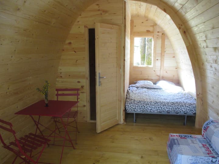 Chalet Au Milieu Des Bois Dans Camping à La Ferme - Bain-de-Bretagne