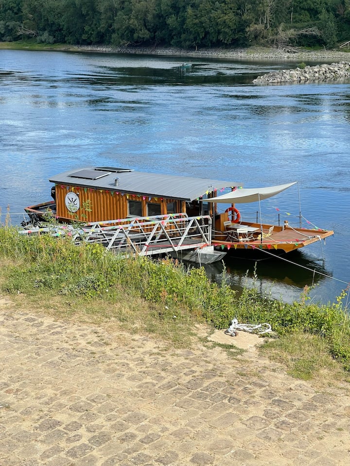 Toue Cabanée De Loire- Séjour Bateau Haut De Gamme - Ancenis