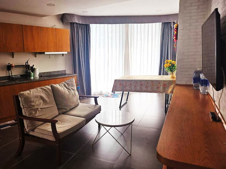 Spacious Room With Kitchen & 2 Balconies In D.1 - Vietnam