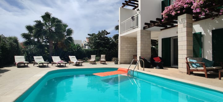 Superb Large Private Villa With Pool - Cabo Verde