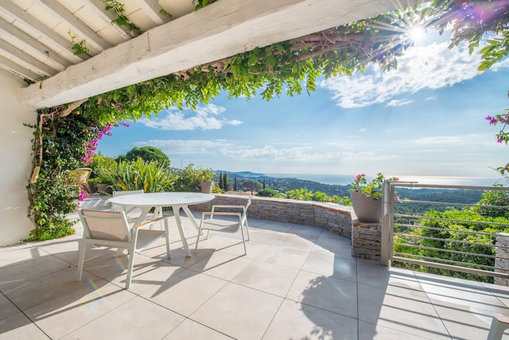Panoramic Sea View Villa La Croix Valmer Peninsula Of Saint Tropez - La Croix-Valmer