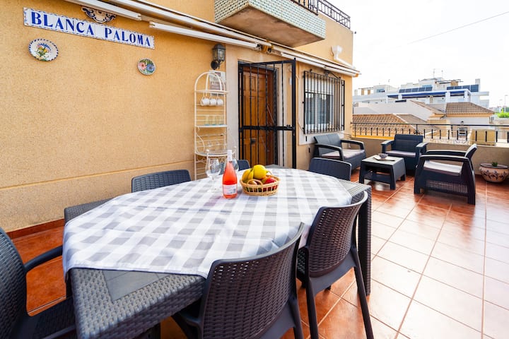 3bdr Top Rated Villa, Swimming Pool, 800 M Beach - Torrevieja