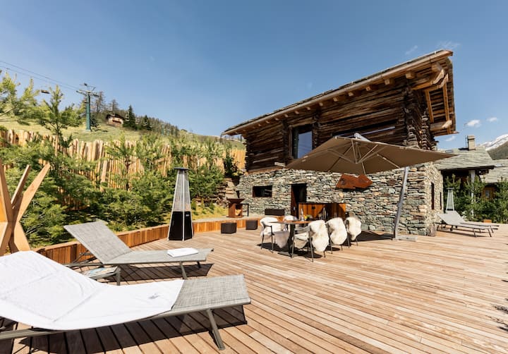 Luxury Chalet Cocoon Deluxe - Private Chef - Spa - Chamois