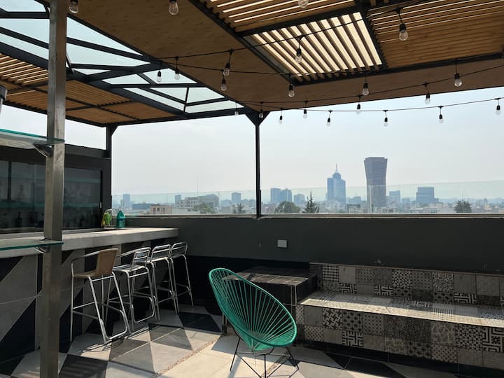 Hermoso Condominio, Con Terraza Propia - Distrito Federal