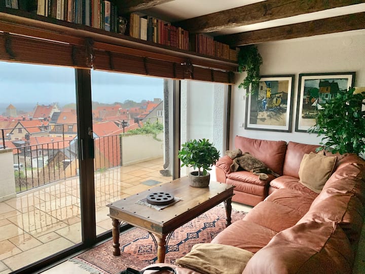 Lyxigt Centralt Hus På Berget Med Gudomlig Utsikt - Visby