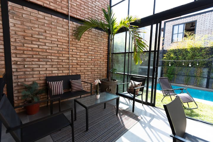 Incroyable Loft Meublé, Piscine Privée Et Grill - Morelos