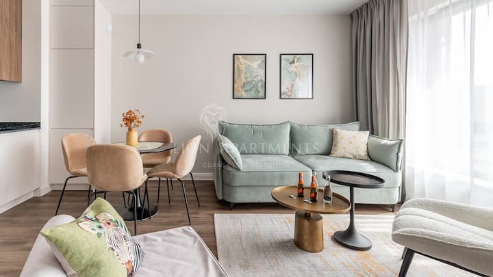 Luxury Apartment For 5 People In The City Centre - Gdańsk