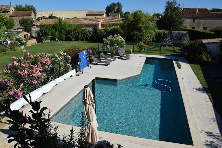 Joli Appartement Et Pool-house Avec Piscine Privée - Orange