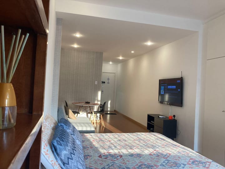 Apartamento Acolhedor No Melhor De Copacabana - Copacabana