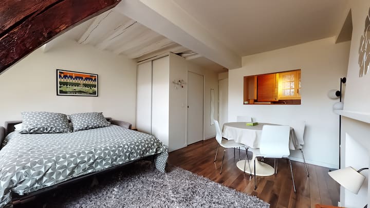 Charming Studio In The Heart Of Marais - Paryż