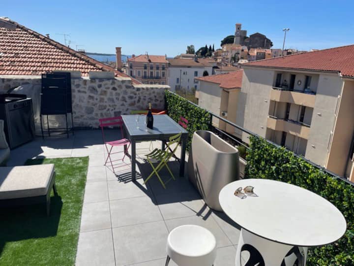 1.plages:penthouse Duplex Rooftop-4 Ch/4sdb-8pers. - Cannes