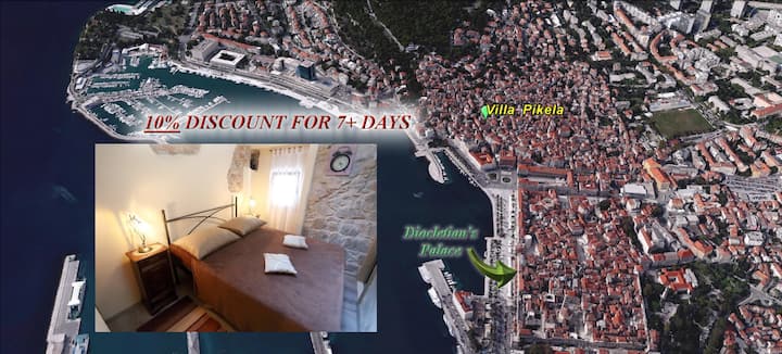 Old Center Rustic Stone House "Villa Pikela" 5+(4) - Split