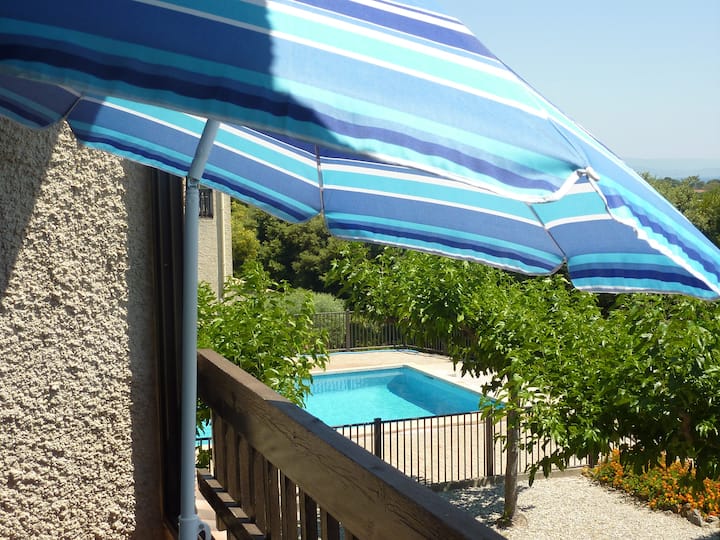 Grand Studio Presqu'île Giens Avec Piscine - Porquerolles