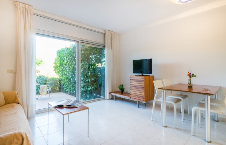 Apartament Tranquil A La Platja La Fosca, 2 Habit - Palamós