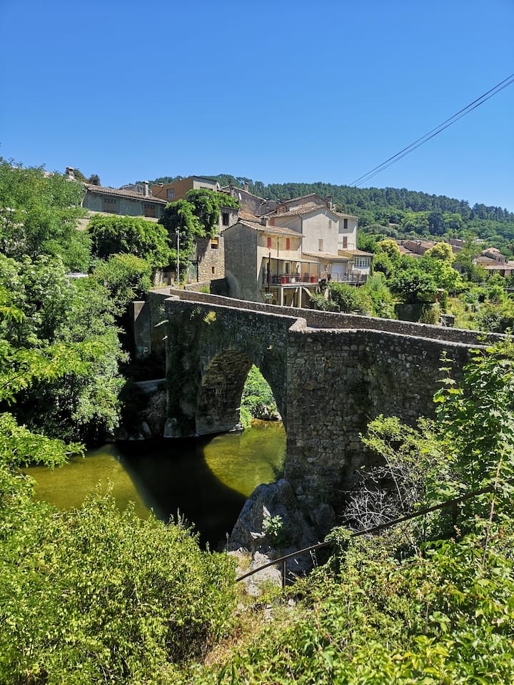 La Maison Du Pont Vieux En Bord De Rivière. - Saint-Jean-du-Gard