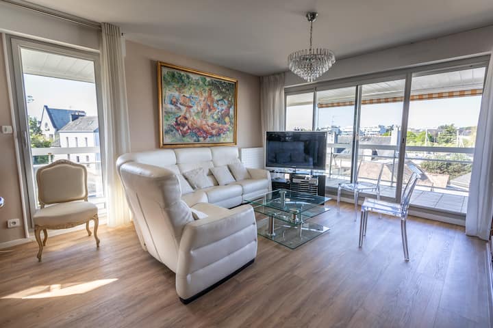 Lumineux, Chaleureux, Grand Balcon Sur Le Port - Morbihan