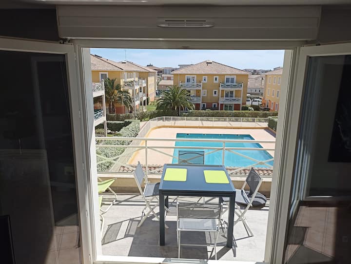 Appartement T3 Avec Piscine. - Agde