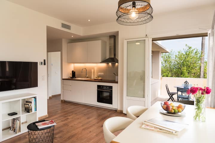 Bel Appartement Lumineux Au Calme Absolu, Parking. - Juan-les-Pins