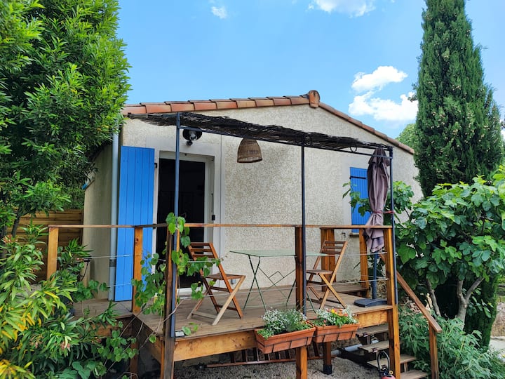 Joli Cabanon - Terrasse Avec Vue Et Jardin Ombragé - Les Vans