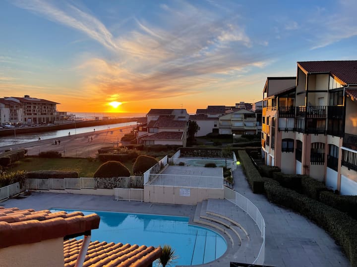 Appartement Avec Vue Océan, Piscine Et Tennis - Capbreton