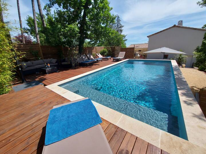 Superbe Villa Pisc  Privée Clim Cadre Exceptionnel - Aubenas