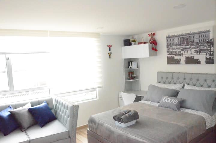 |Centro Historico|moderno|gym|coworking|lavadora| - Bogota