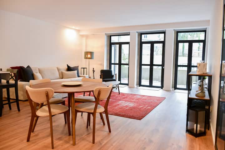 Spacious 2b Duplex W/terrace &Free Parking -Bolhão - Porto