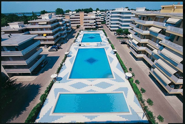 Trilocale In Residence Con Piscine A Bibione - Bibione