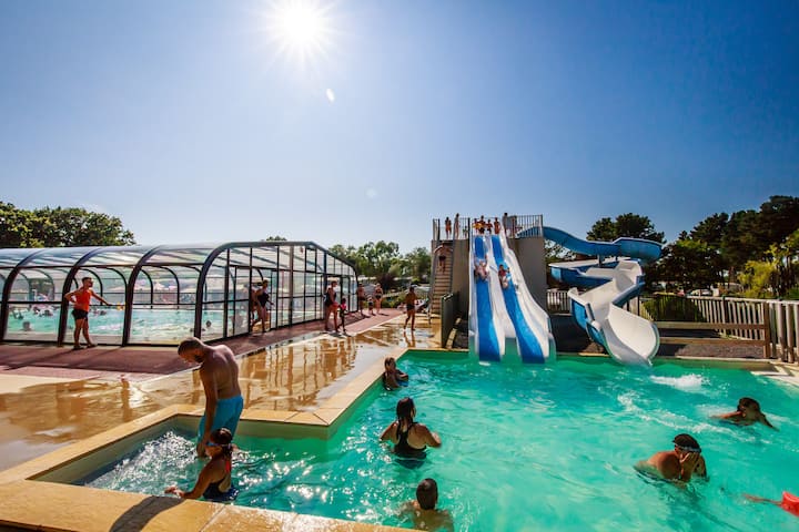 Mobilhome 2 Chambres à Guérande En Camping 4* - Saint-Molf