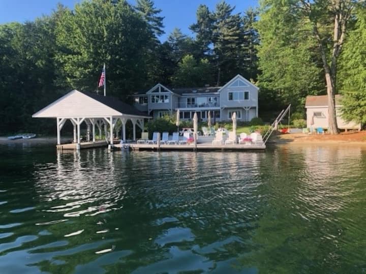 7 Bedrm Lakewinni Large Beach Sunset Deck&dock - Wolfeboro, NH