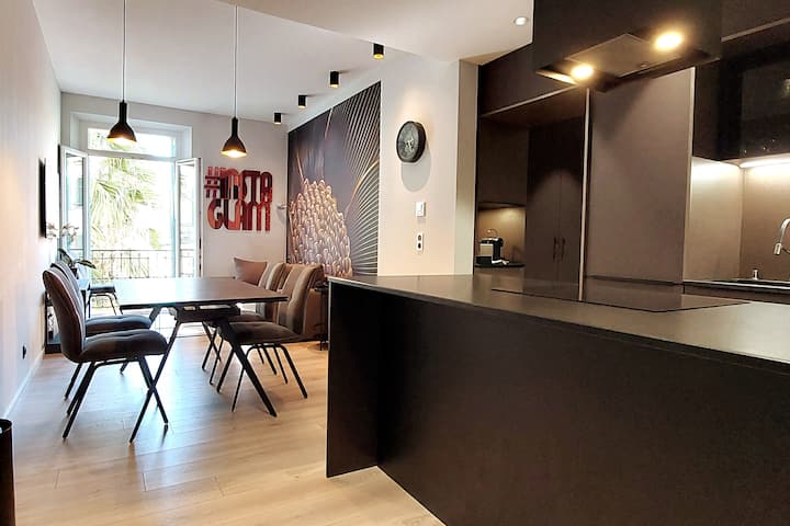 Cannes "Palm" 3 King Size Beds 2 Min Palais/beach - Cannes