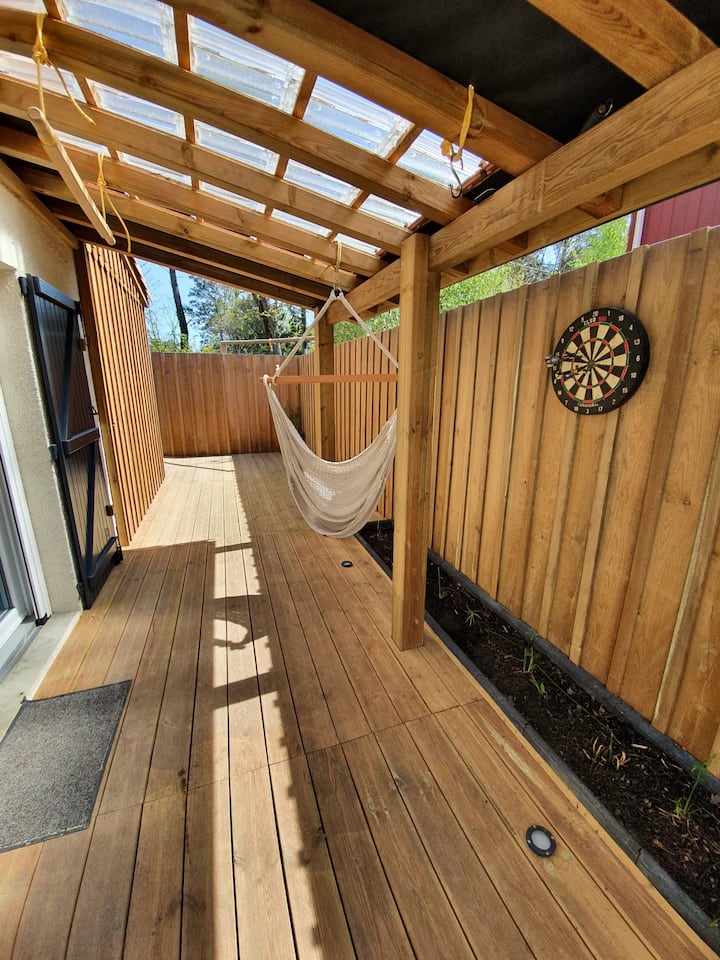 Chalet Entre Forêt Et Lac. - Carcans