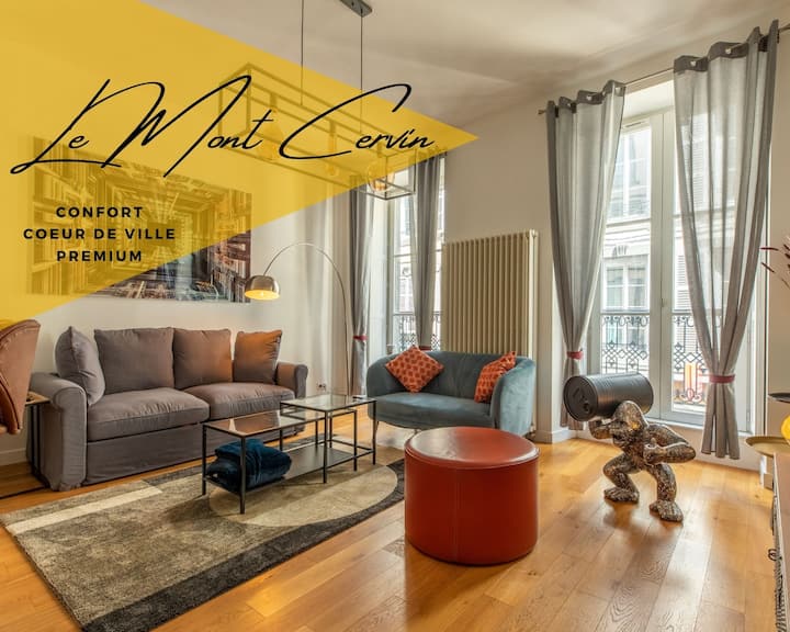⭐ Mont Cervin*** ⭐☕ Standing 🏙️ Centre - Clermont-Ferrand