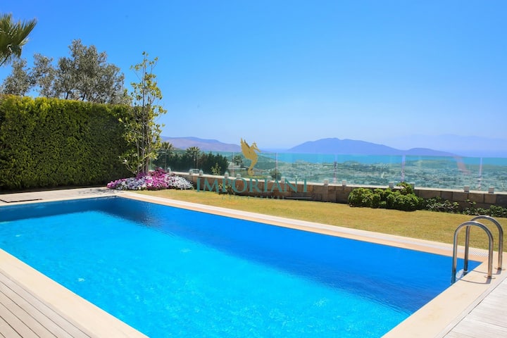 Bd471 4 Bedroomed Villa With Pool&sea View Bodrum - Bodrum