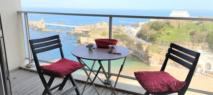 Incroyable Apt 2pers Vue Mer🌊+parking🅿️ - Biarritz