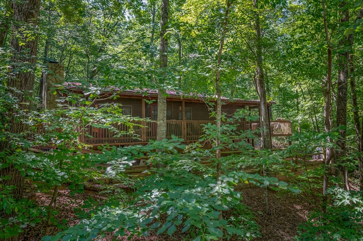 Secluded Cabin In The Woods At Lake Lure - Dogs Ok - Chimney Rock, NC