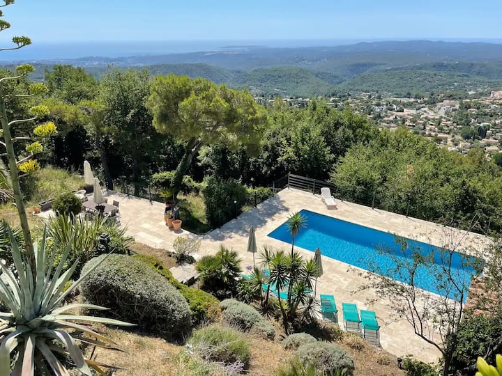 Villa Neuve 5 Chambres Paradisiaque Vue Magnifique - Gréolières les Neiges