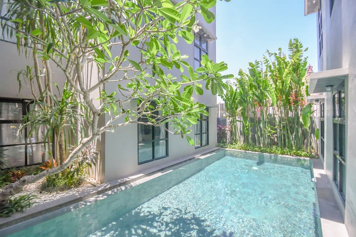Modern Twin Room Close To Seminyak Beach - 庫塔
