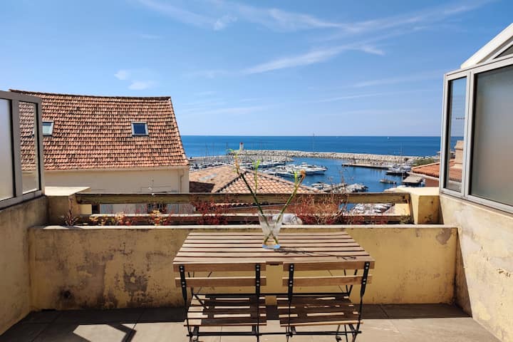 ⭐L’escapade⭐vue Mer⭐terrasse⭐plage à 100m - Carry-le-Rouet