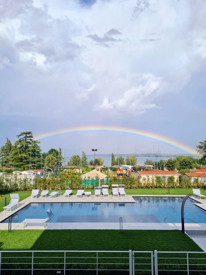Appartamenti Con Incantevole Vista Lago E Piscina - Peschiera del Garda
