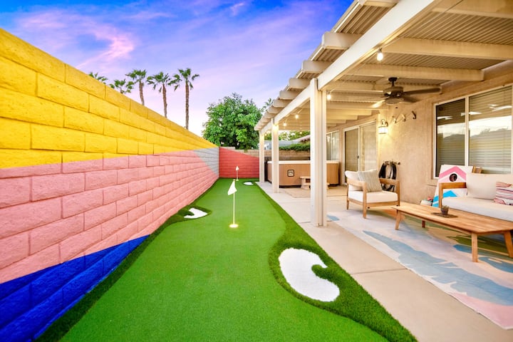 Family Friendly! Minigolf, Pool (Shared), Hottub - Indio, CA