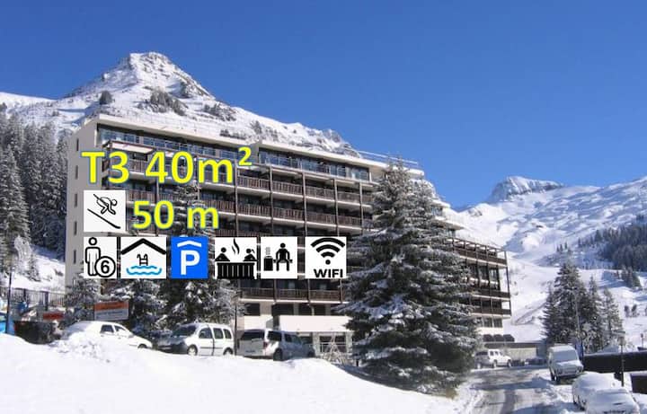 Terrasses De Veret 2 Ch - Piscine - Parking - Wifi - Samoëns