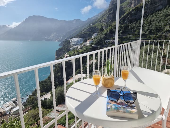 Marisa_7: Charming Terrace On The Amalfi Coast - Praiano