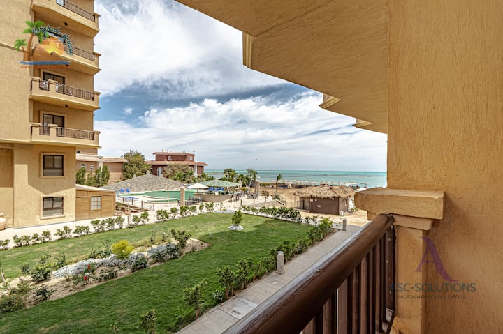 Luxury Beachfront 2bedroom In Turtles Beach Resort - Hurghada
