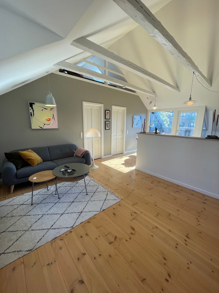 Wonderful Penthouse Apartment With Cozy Terrasse - Copenhaguen