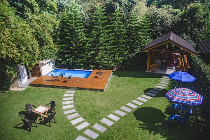 Piscina Caliente+pinos+billar+patio+wifi+bbq Y Más - Jarabacoa