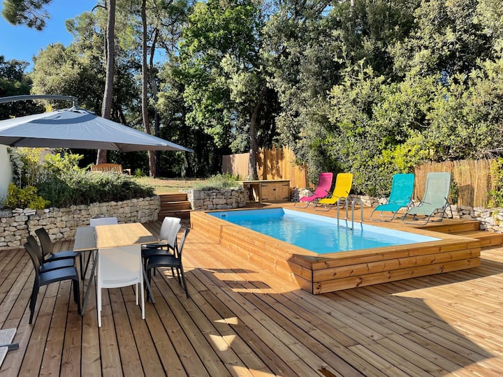 Villa D'architecte Piscine Chauffée Gd Jardin 8prs - Saint-Denis-d'Oléron