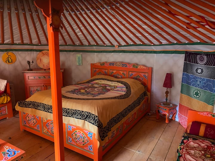 Yourte Jardin Piscine Cuisine D'été Barbecue - Gréoux-les-Bains